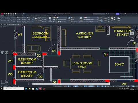 AutoCAD complete Plan #autocad #autocadtips #cadcareer #drawing