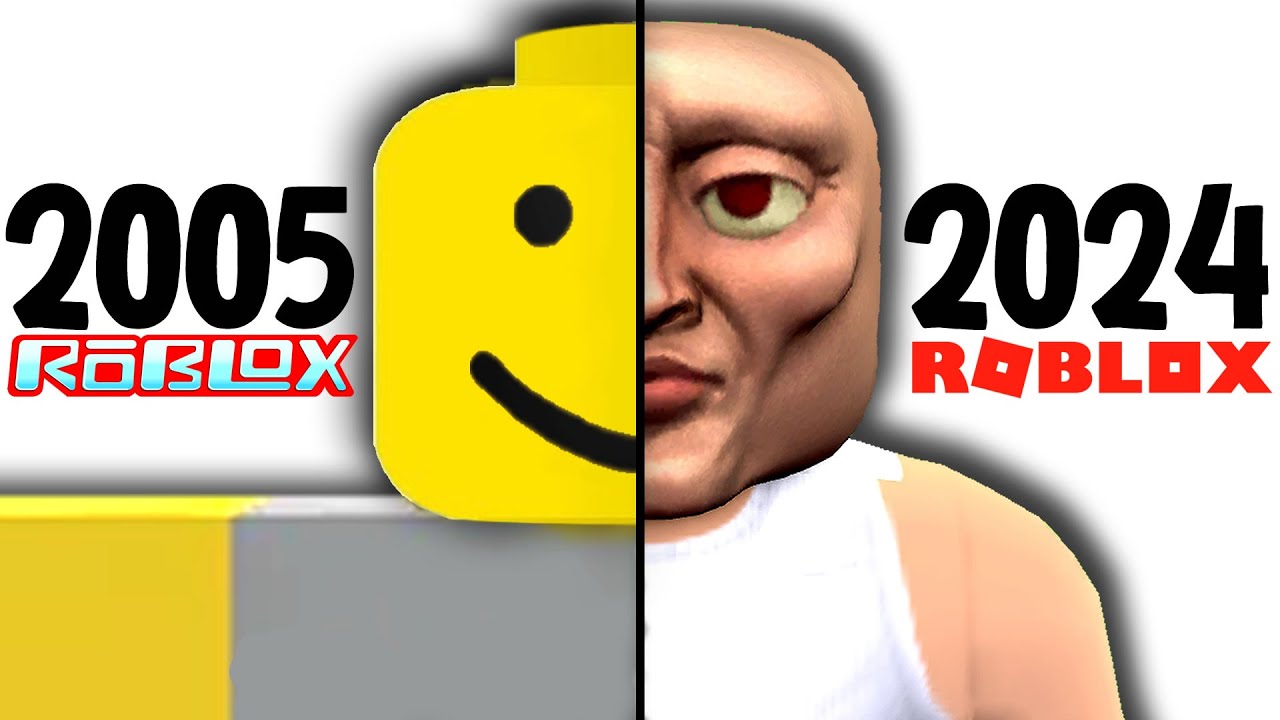 La evolución de Roblox 2005-2024 - YouTube