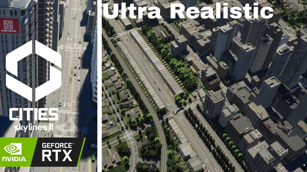 Cities Skylines 2 Ultra Realistic City RTX Cinematic, Cities skylines 2 ...