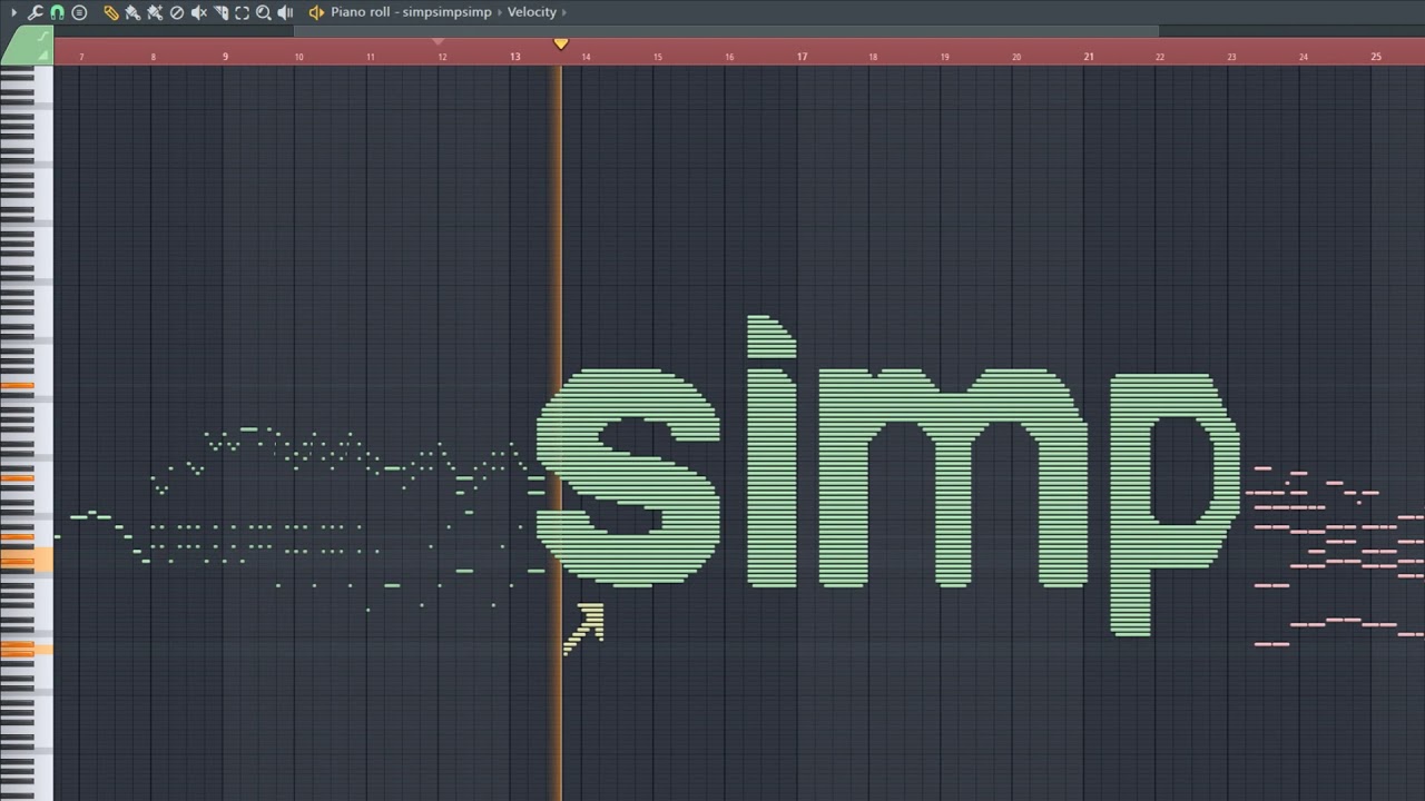 What Simp Sounds Like - MIDI Art - YouTube
