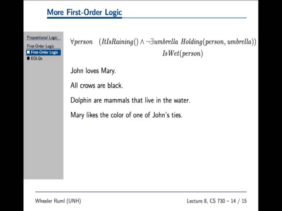 First order Logic YouTube First order Logic YouTube