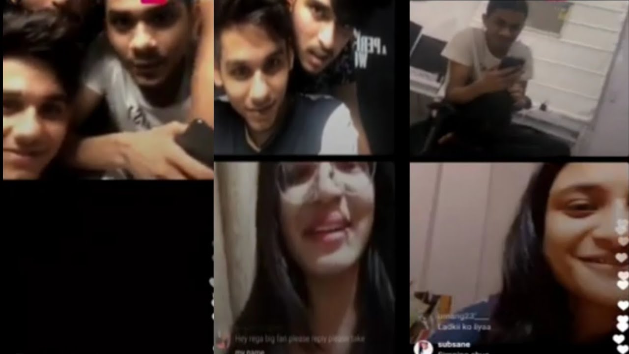 Regaltos insta live with female fans - YouTube