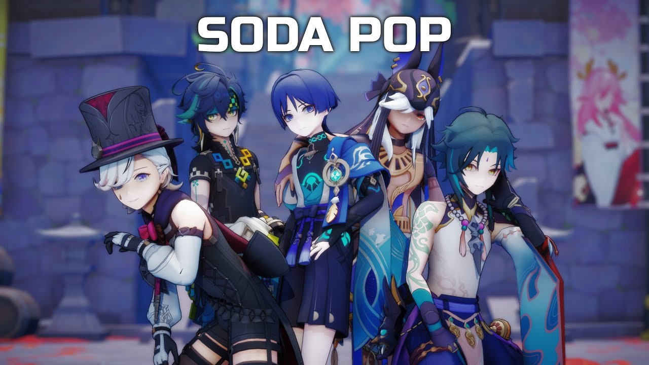 [MMD] Genshin Impact - Soda Pop (+Camera 2 Download) - YouTube