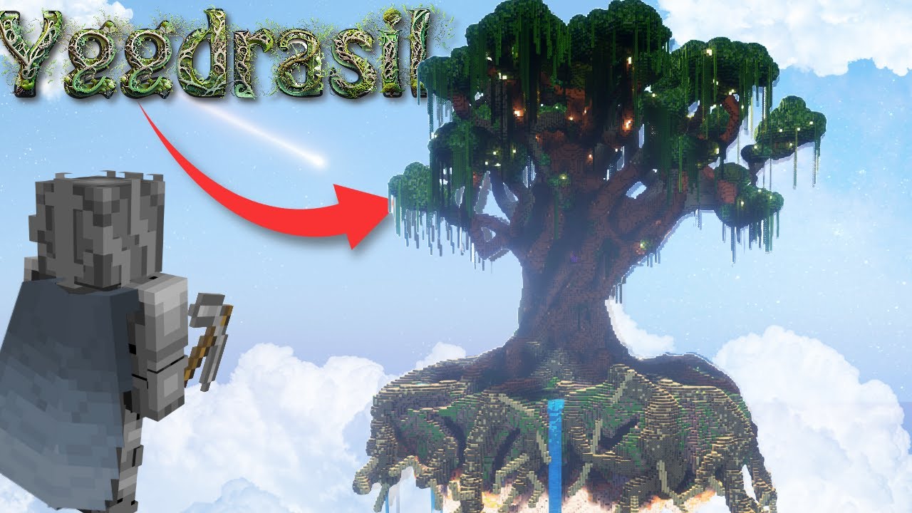 I Built The World Tree from Norse Myth, in Minecraft (Yggdrasil) - YouTube