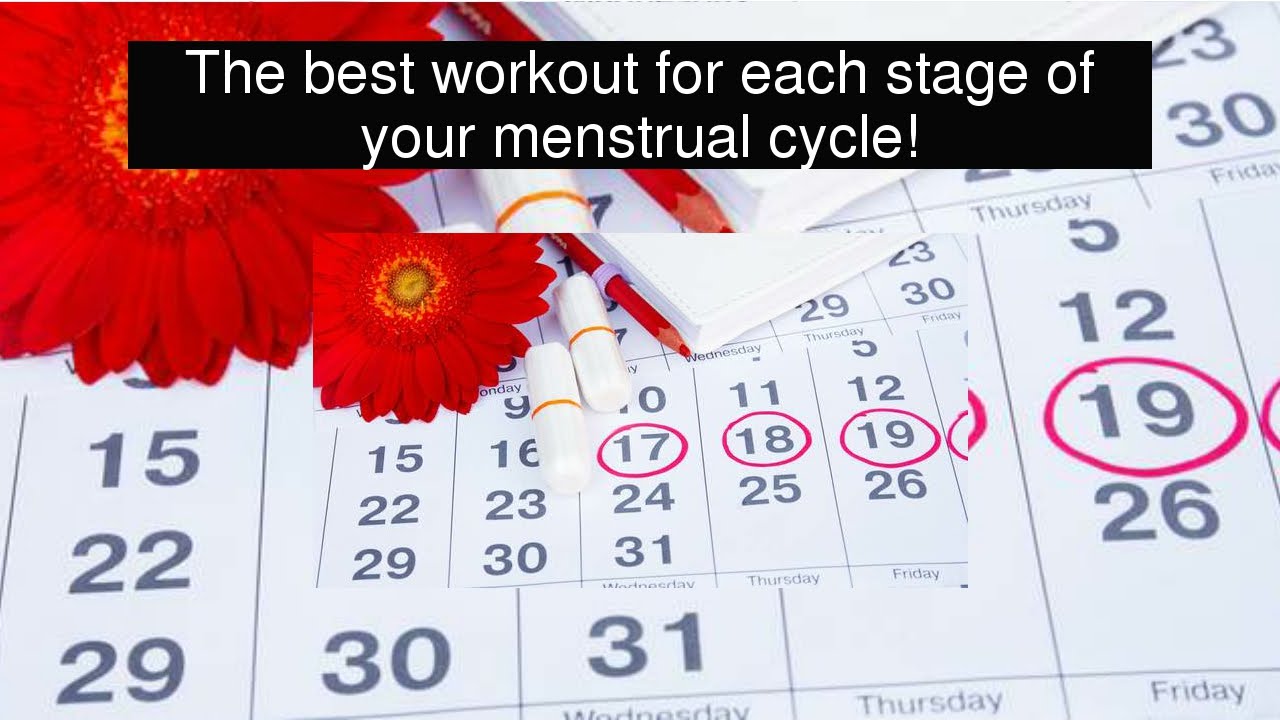 The best workout for each stage of your menstrual cycle! - YouTube