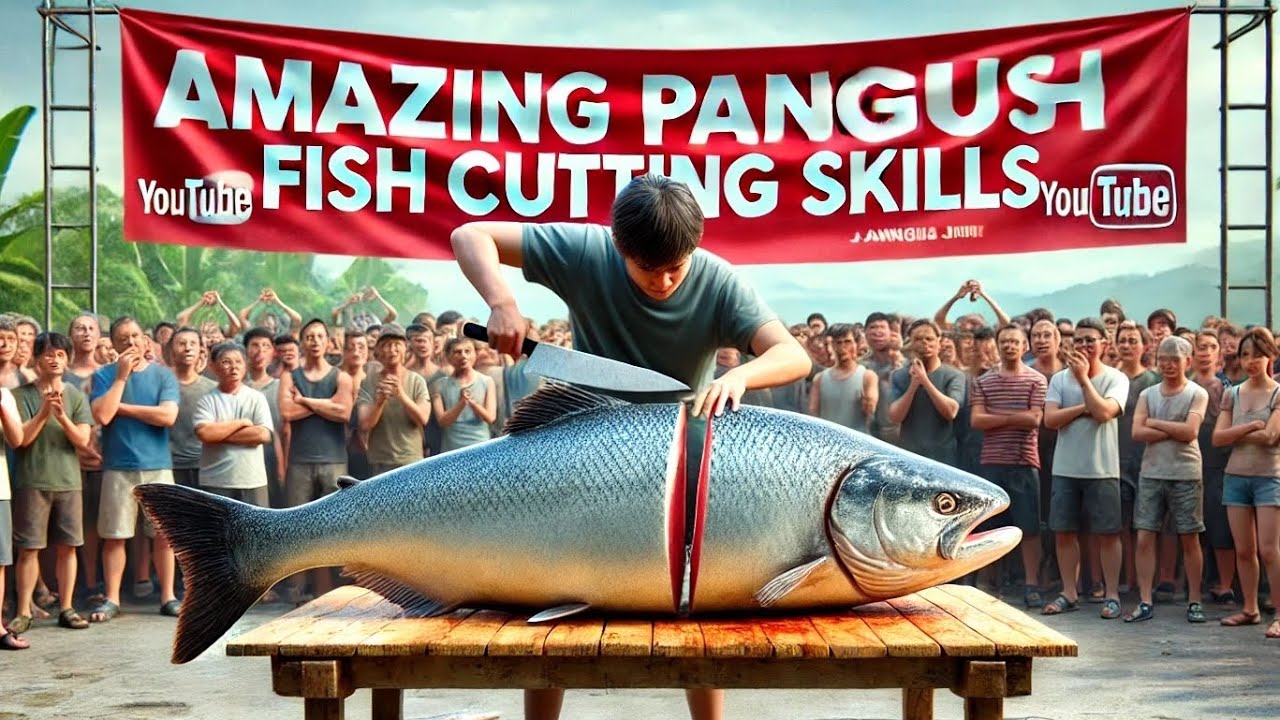 Amazing!! Pangush Fish Cutting Skills in Bangladesh Fish Market || Fish ...