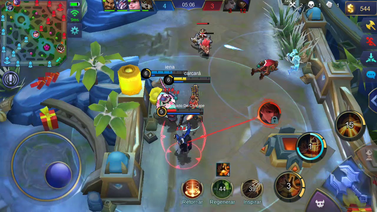 Mobile Legends Bang Bang jogando Clássico Claude e akai bot line - YouTube