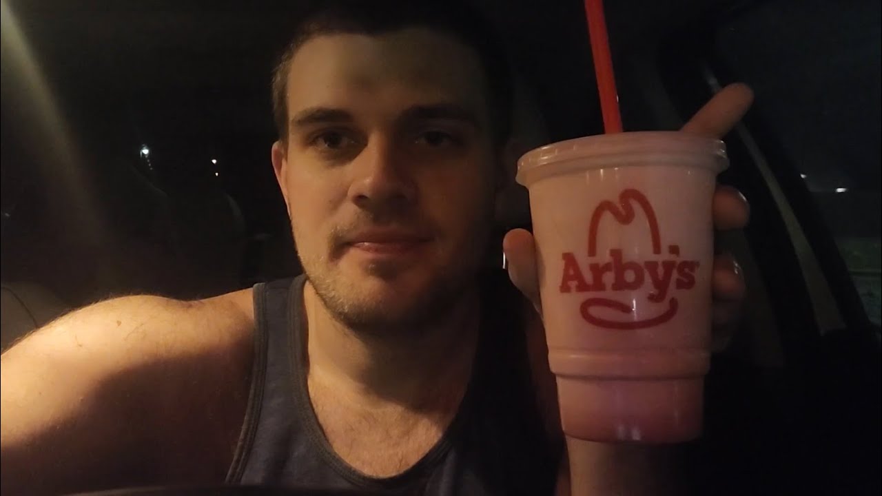 Arby's Strawberry Milkshake Review - YouTube