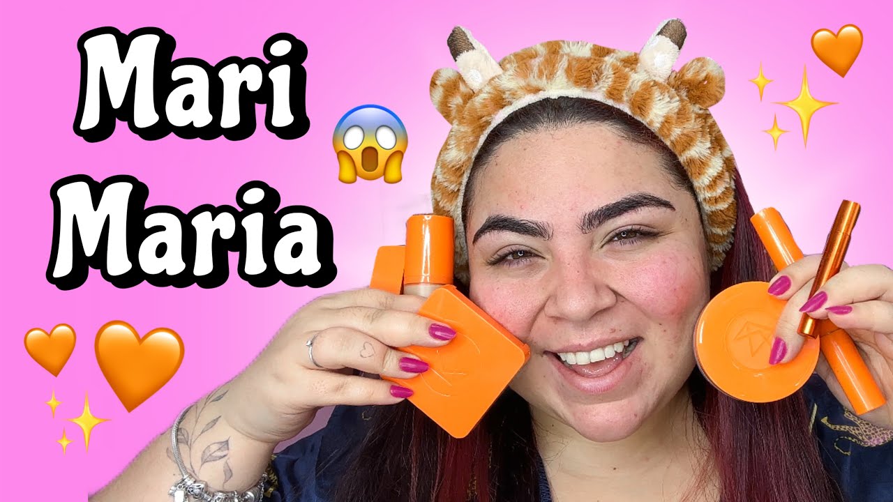MAQUIAGEM COMPLETA COM MARI MARIA 🧡 - YouTube