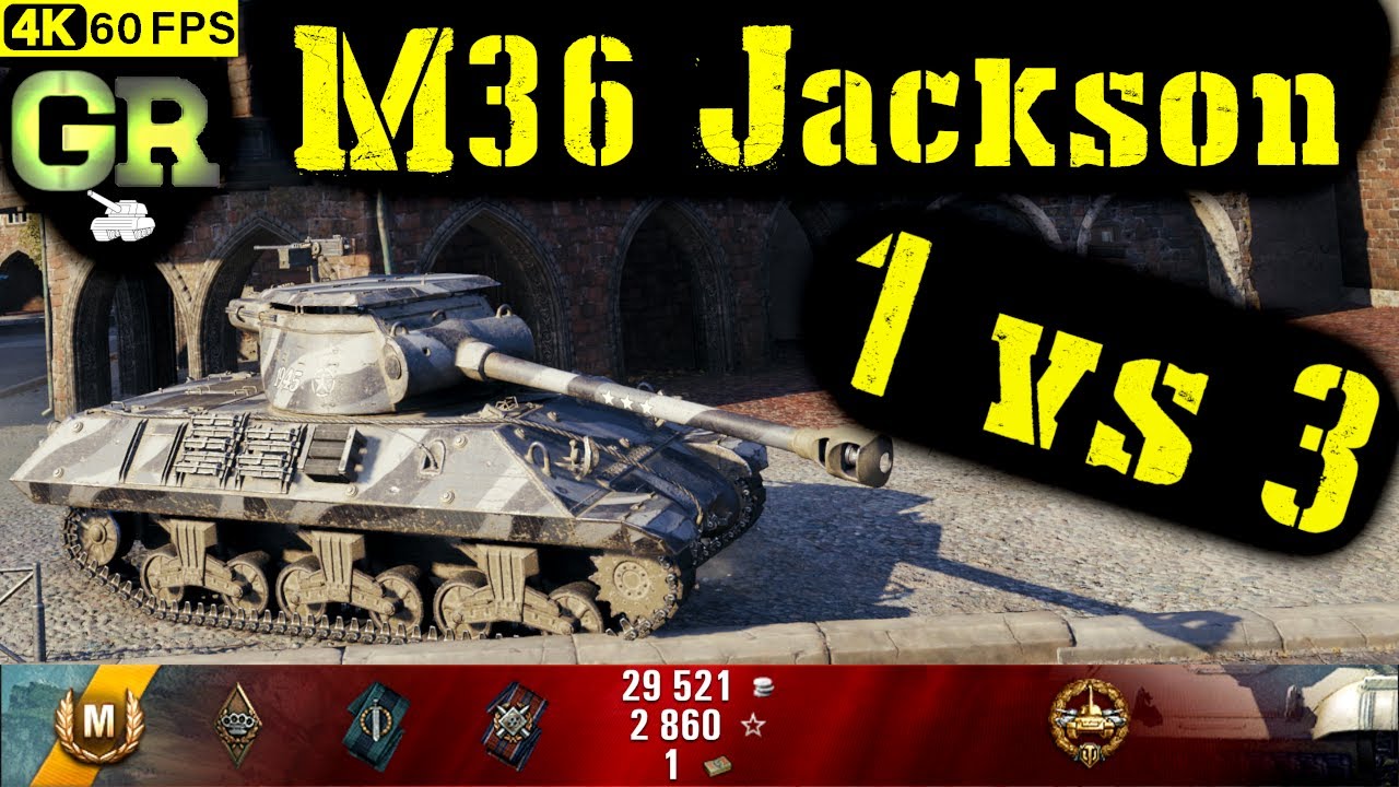 World of Tanks M36 Jackson Replay - 5 Kills 3K DMG(Patch 1.4.1) - YouTube