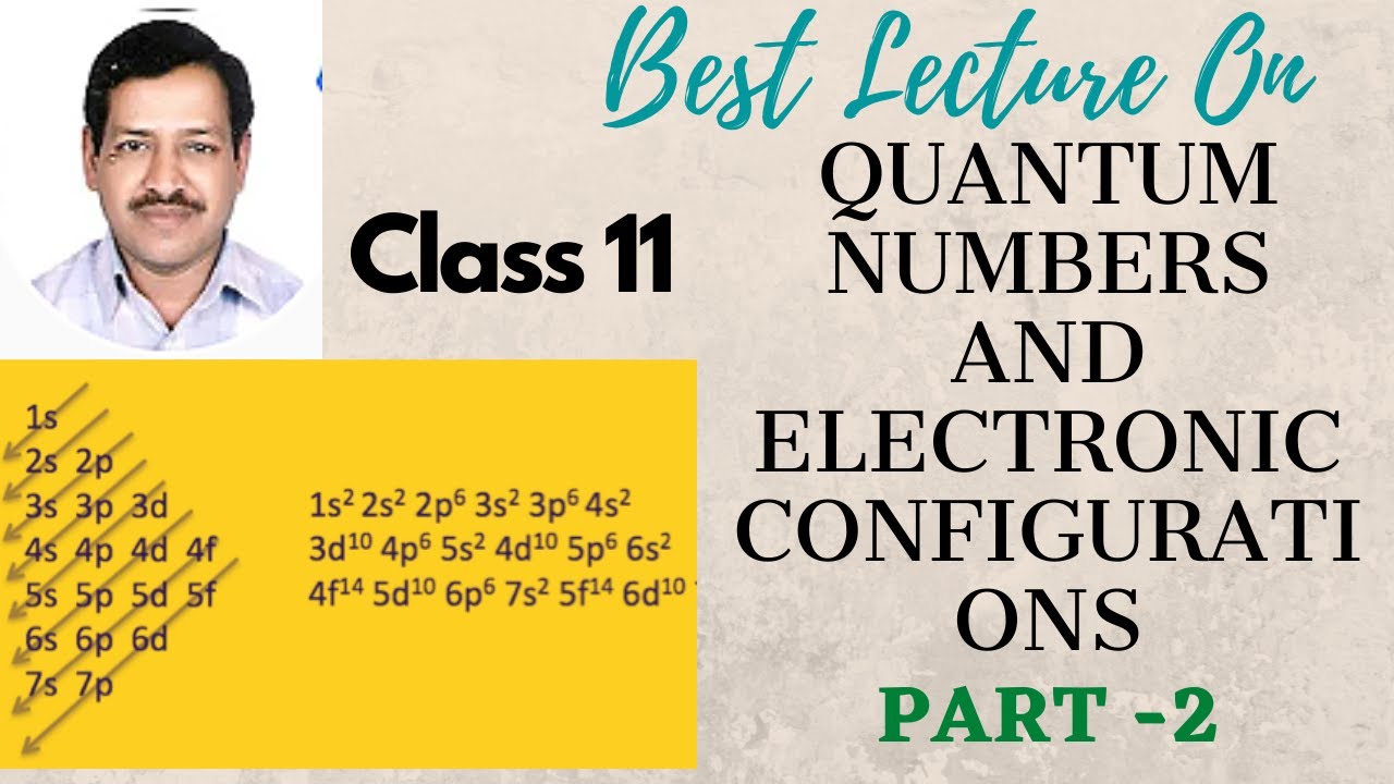 Quantum Numbers and Electronic Configurations Part-2 | Class 11 ...