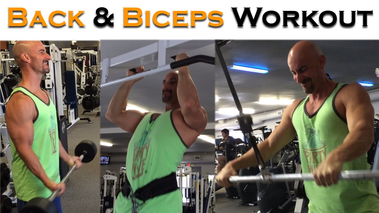 Aesthetic Back and Biceps Workout - YouTube