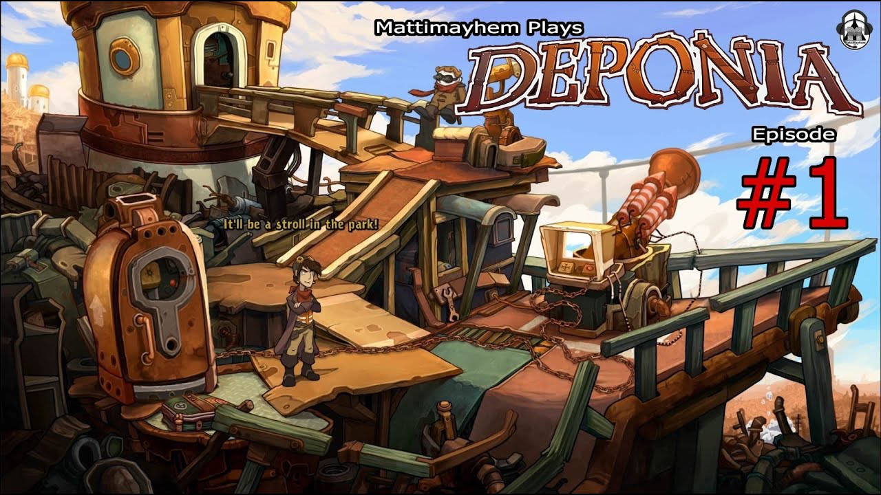 Deponia Gameplay - Episode 1 - YouTube