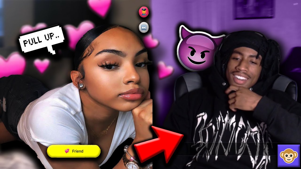 GETTING SPOOKY WITH BADDIES ON THE MONKEY APP!! - YouTube