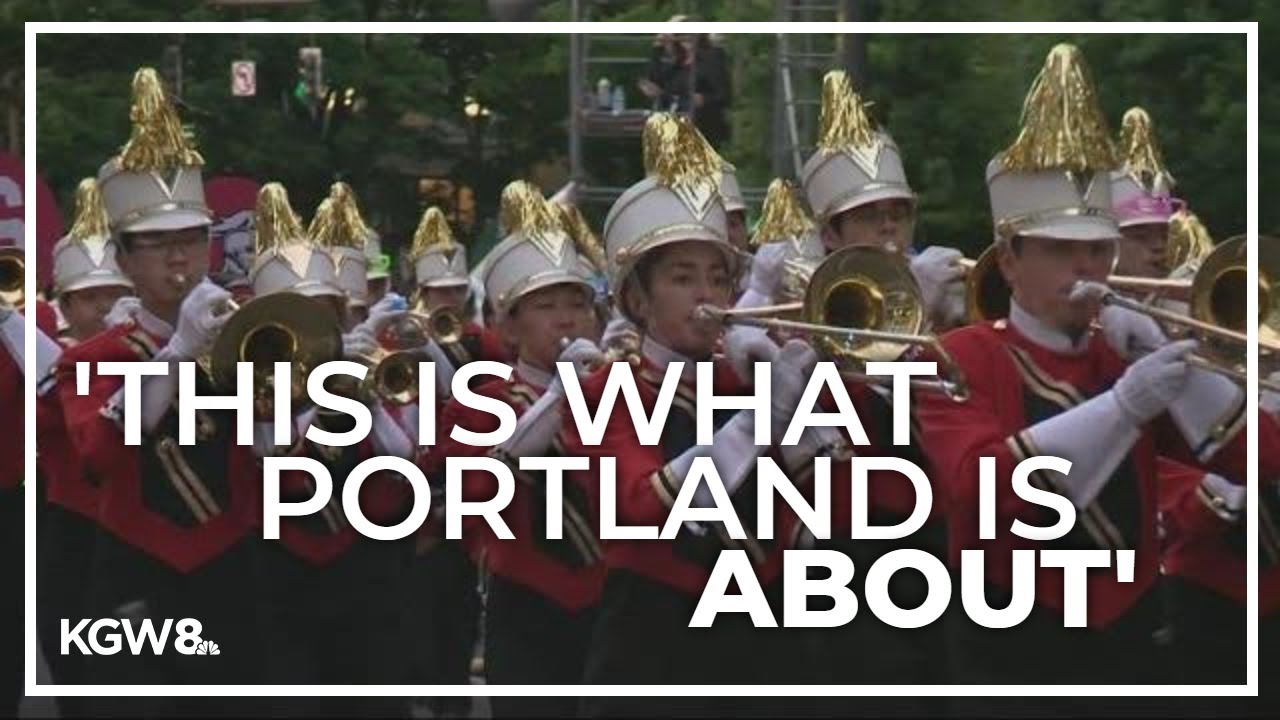 Portland’s Rose Festival gets dazzling with the Starlight Parade - YouTube