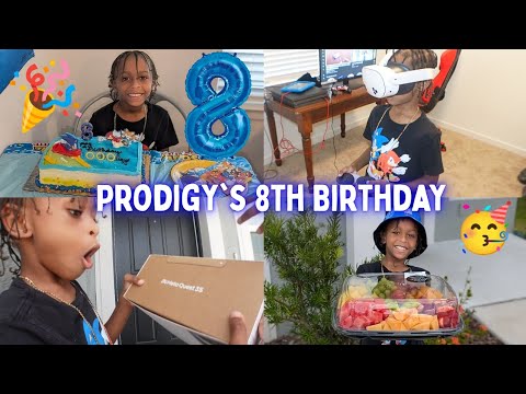 Celebrating Prodigy's 8th Birthday 🎈🎂🥳 - YouTube