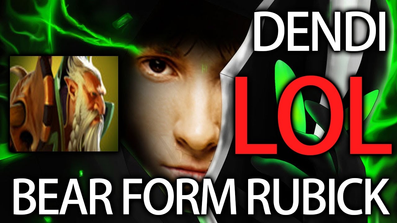 RUBICK BEAR FORM DENDI TOP KEK LOL LOL LOL Dota 2 Moment - YouTube