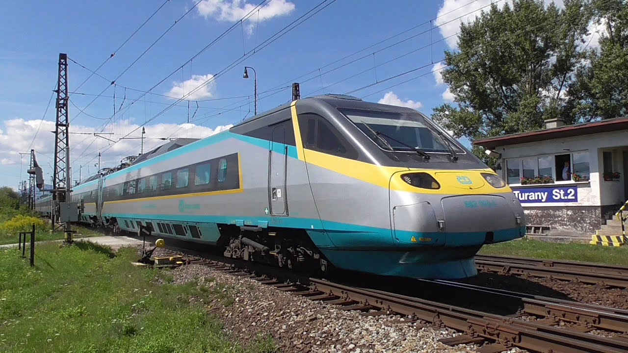 Vlaky SC Pendolino Košičan na trati ŽSR 180 Žilina - Košice (2016 ...