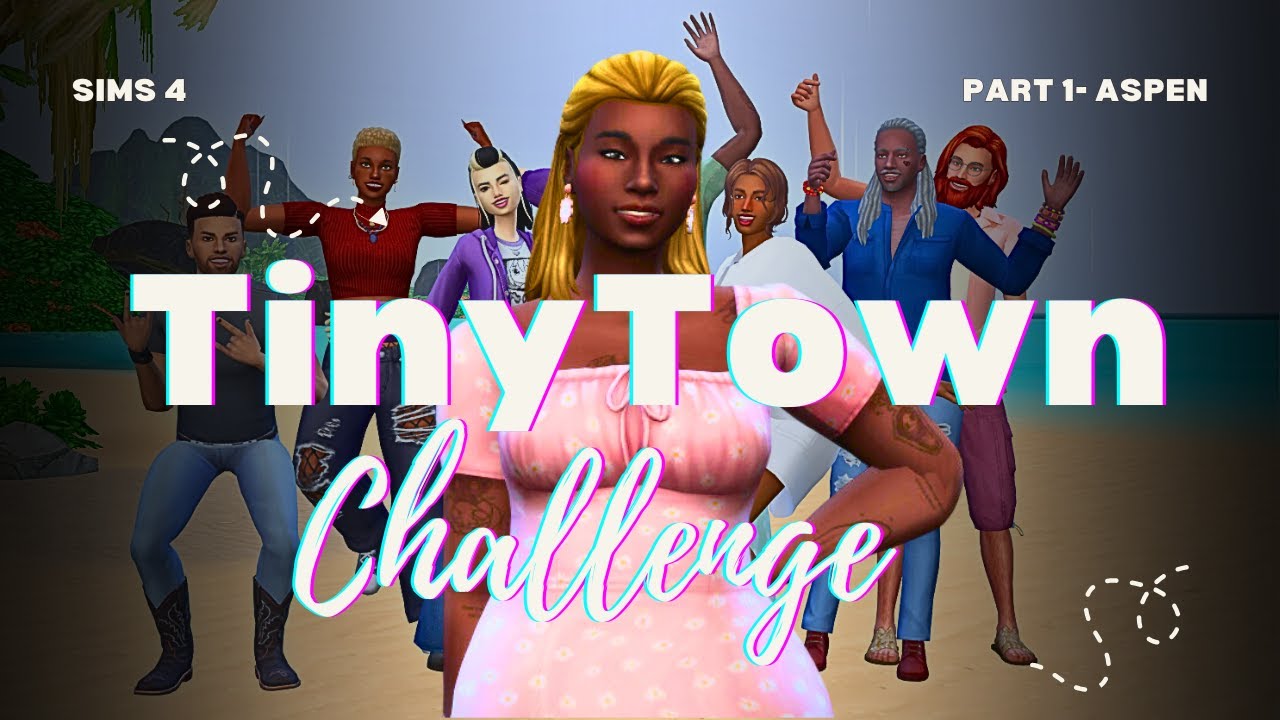 Tiny Town Challenge Part 1| Aspen hates the Dumpster - YouTube