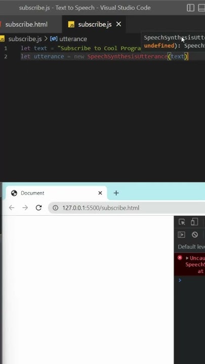 I build text to speech converter using JavaScript - YouTube