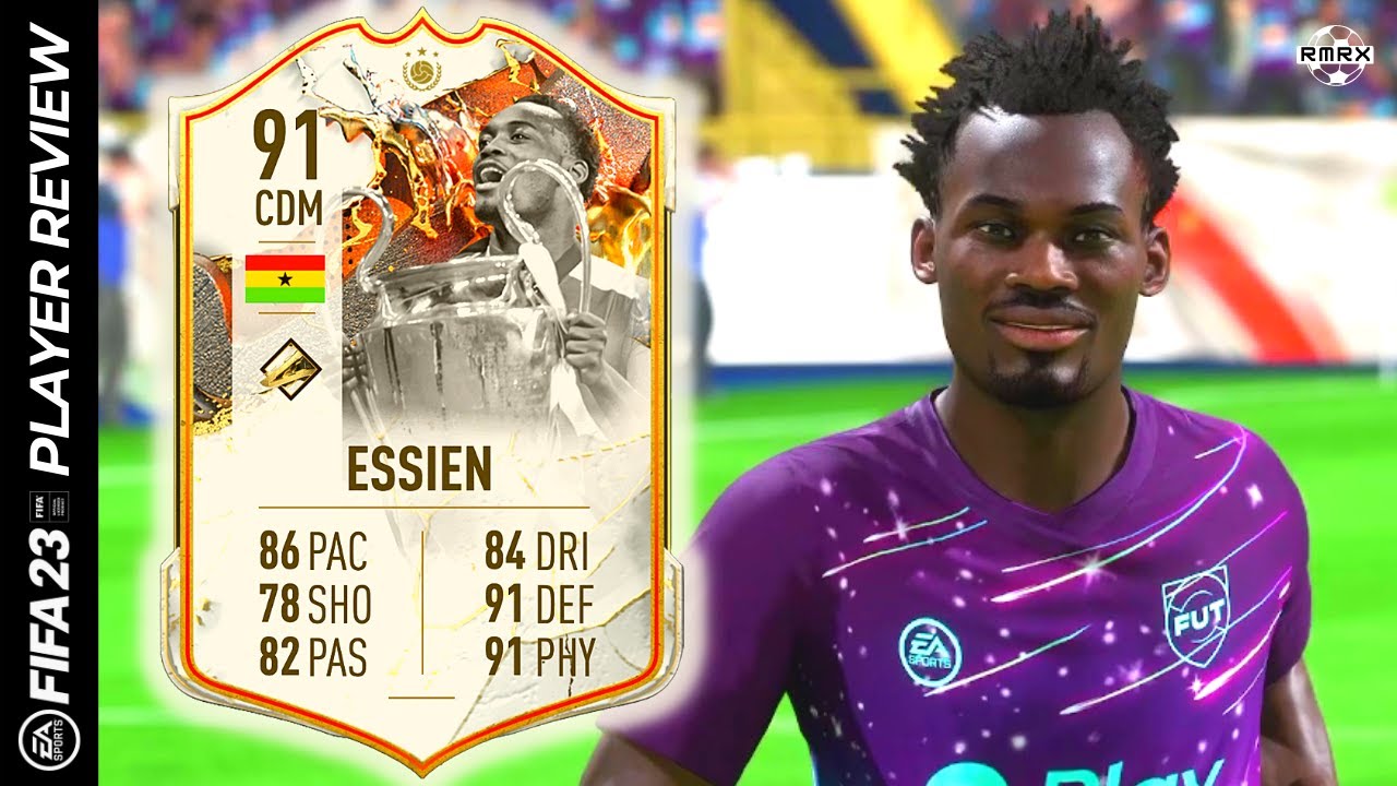 91 TROPHY TITANS ESSIEN PLAYER REVIEW! FIFA 23 ULTIMATE TEAM - YouTube