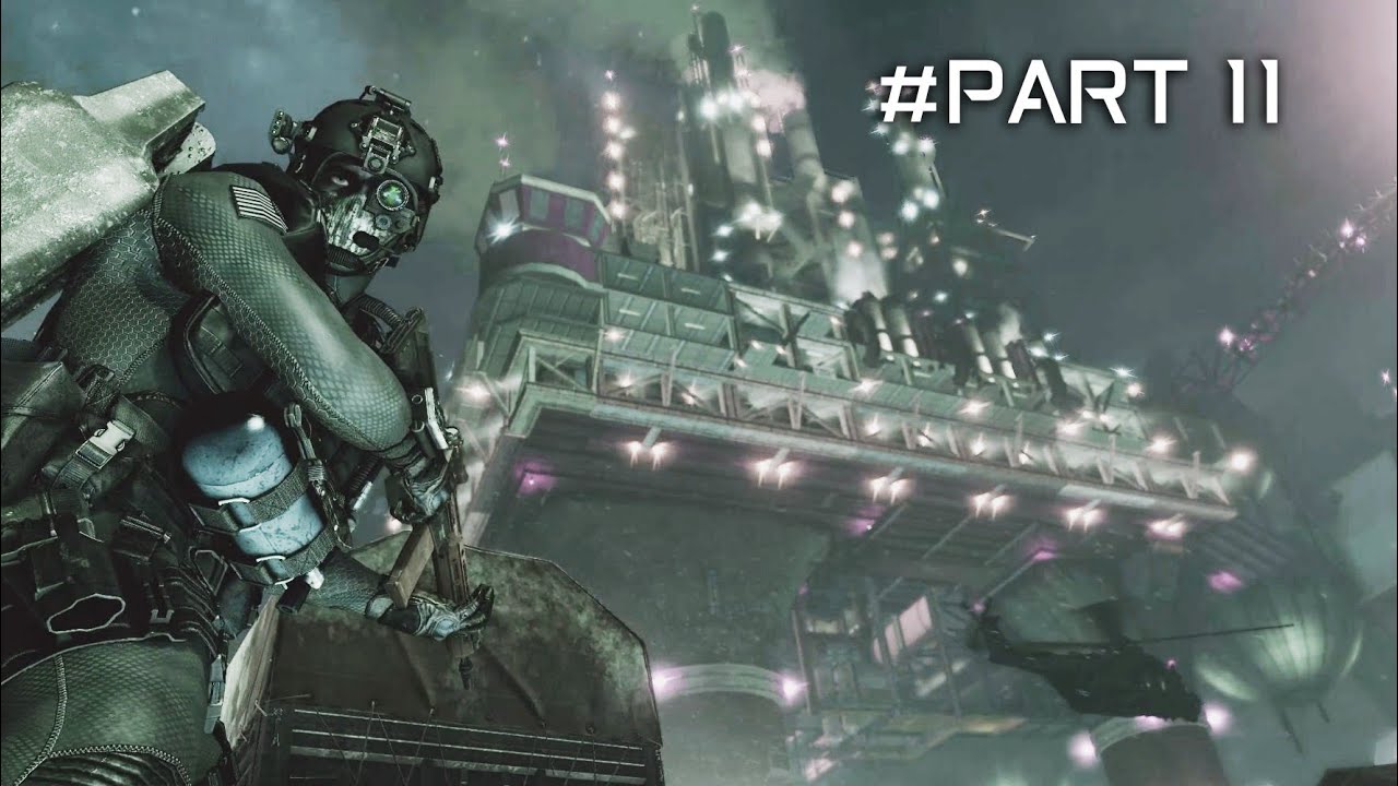 [THE OIL RIG] CALL OF DUTY GHOSTS Gameplay Story *Part11 [ATLAS FALLS ...