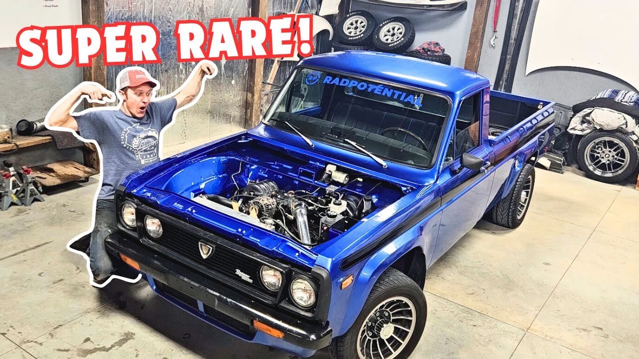Incredible Transformation - 1974 Mazda ROTARY ENGINE PICK UP - YouTube