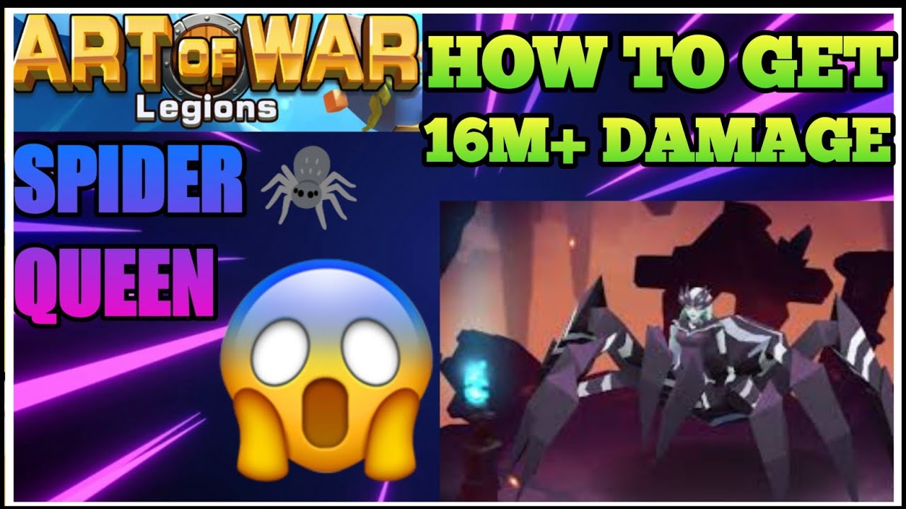 Art of war Spider Queen Honor Hunting 16.58M 🔥 Damage l🥳 Round 183 ...