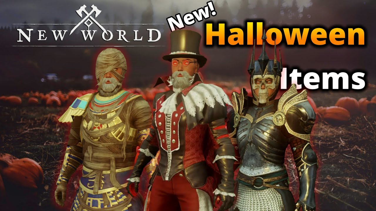 NEW SKINS!!! and items, Halloween New World Store Update! - YouTube