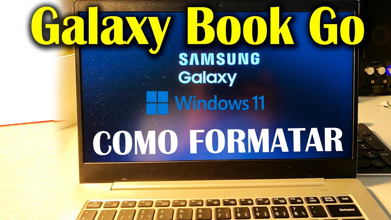 Como da Boot e Restaurar de Fábrica Galaxy Book GO Windows 11 pelo ...