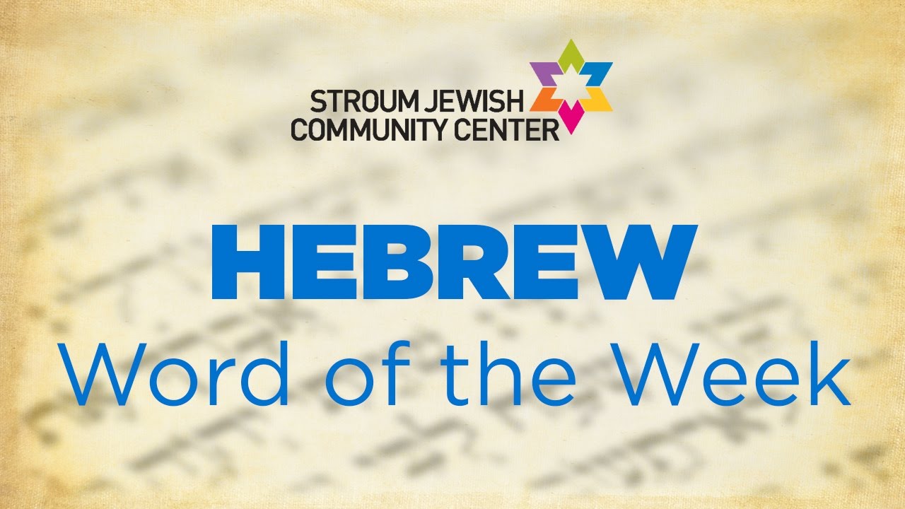 SJCC Presents: Hebrew Word of the Week - Dance - YouTube
