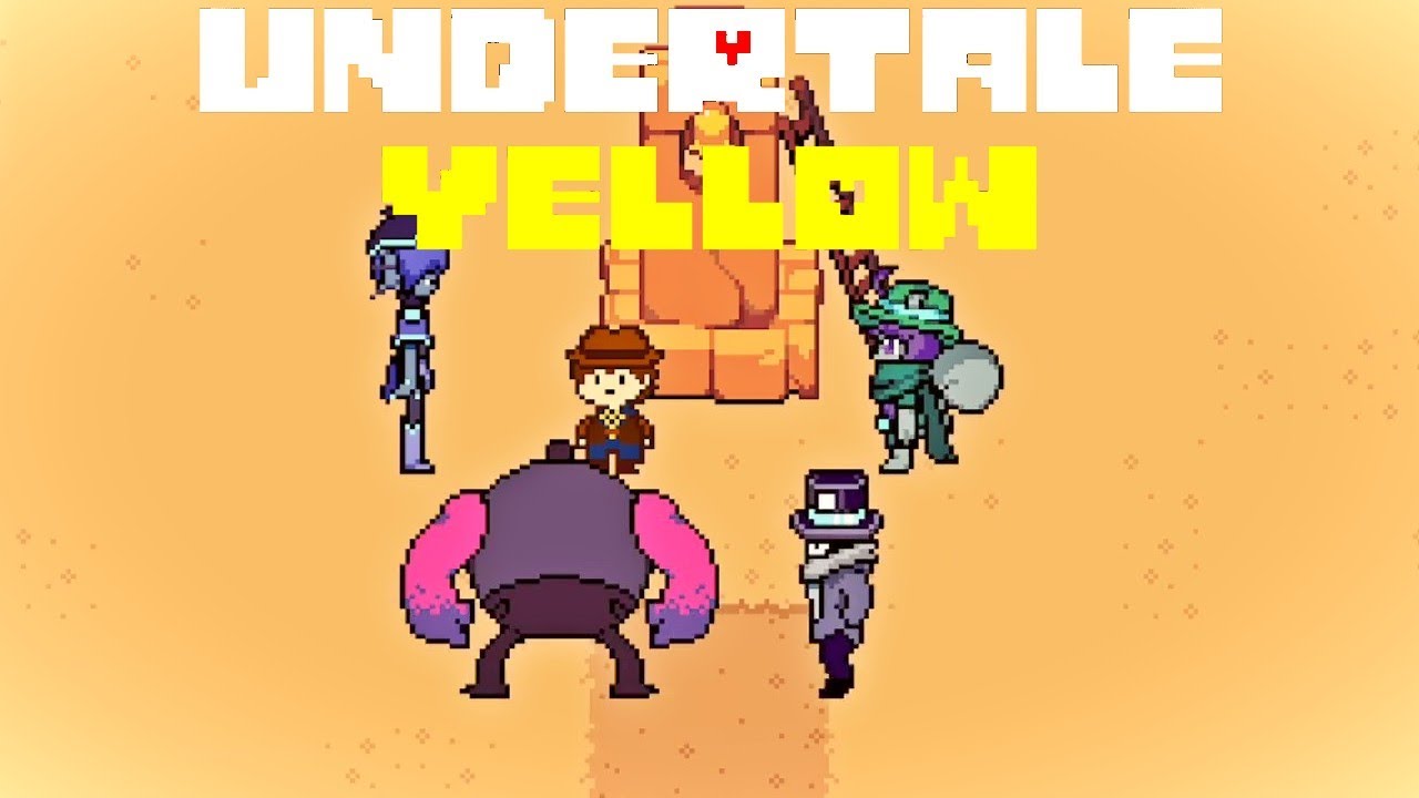 Undertale Yellow: Feisty Four Battle - YouTube