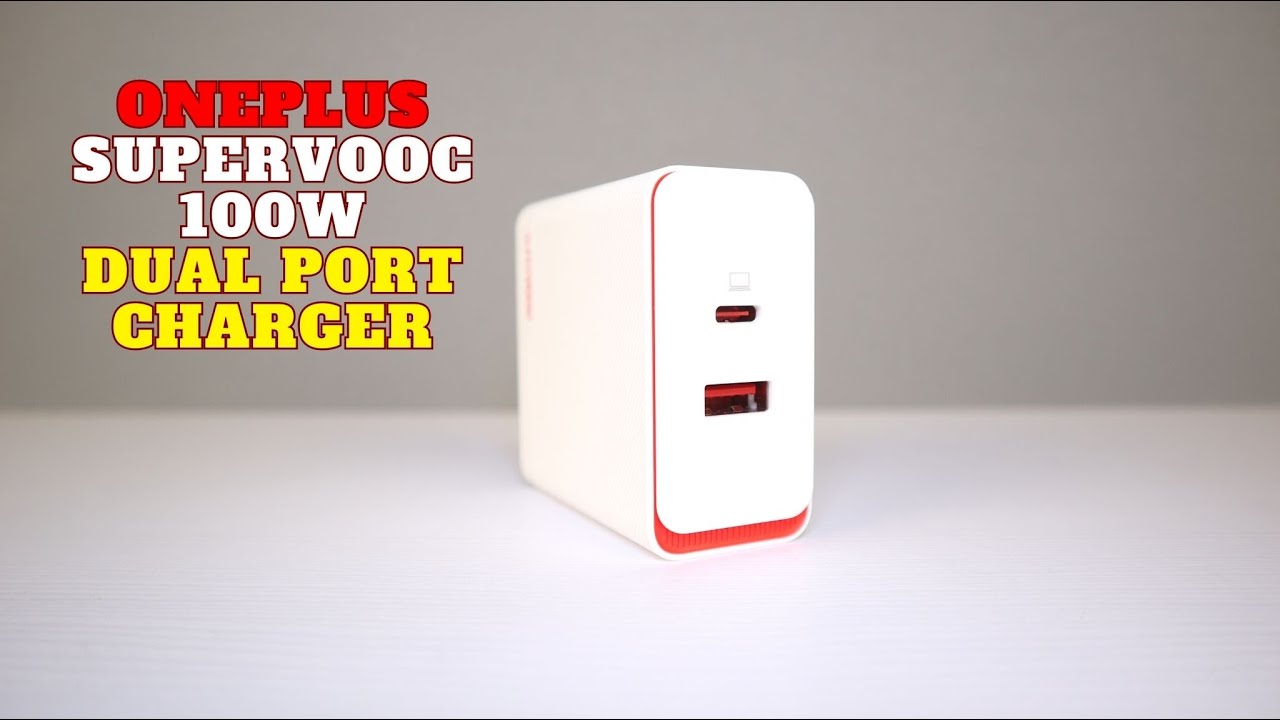 Огляд OnePlus SUPERVOOC 100W Dual Ports Power Adapter - USB-C, USB-A ...