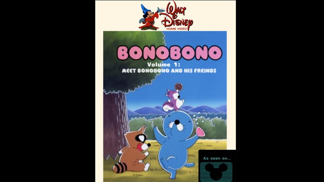 VHS Opening to Bonobono Volume 1: Meet Bonobono and his friends 1995 ...