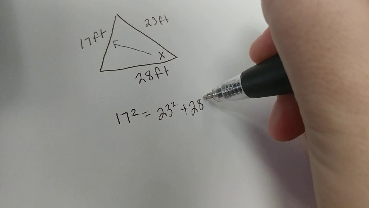 law of sines and cosine word problems - YouTube