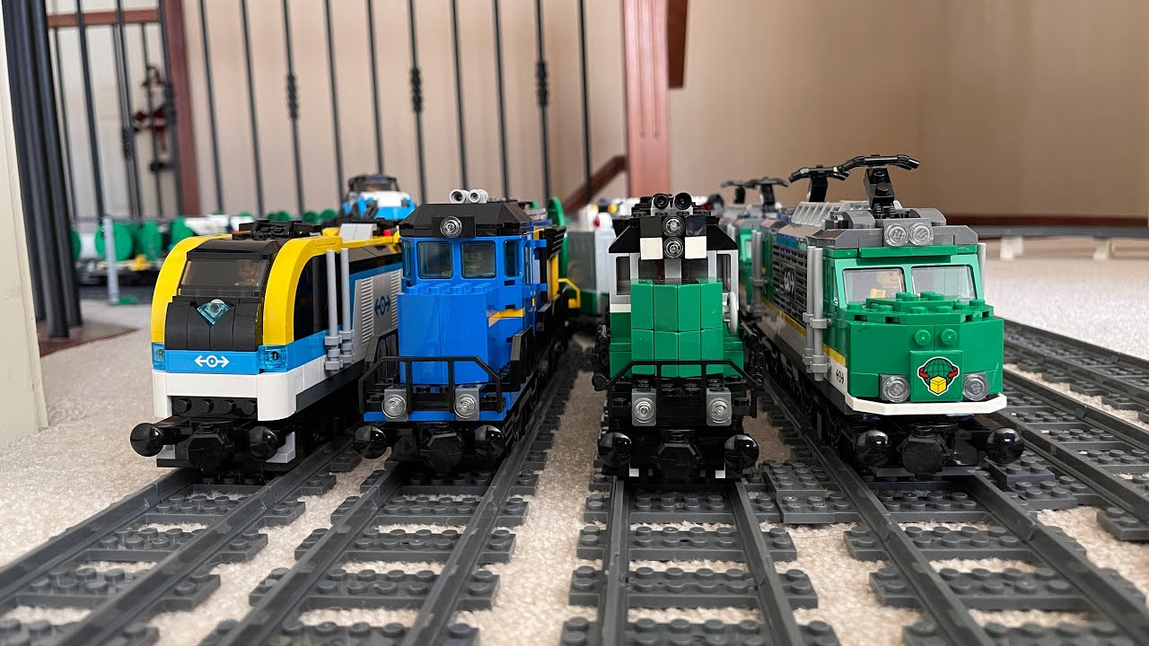 LEGO Cargo & Freight Train Compilation! - YouTube