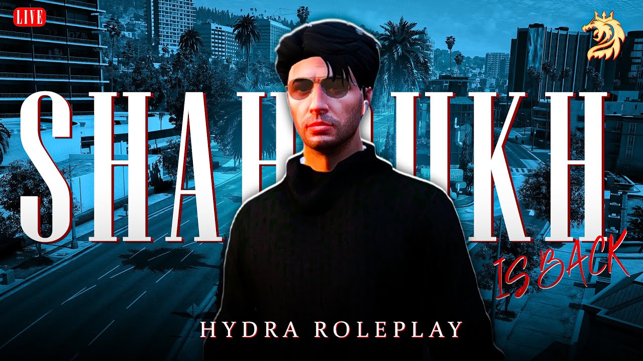 SHAHRUKH KHAN | EXPLORING CITY | DAY-4 | HYDRA TOWN ROLEPLAY HTRP | GTA V RP #htrp - YouTube