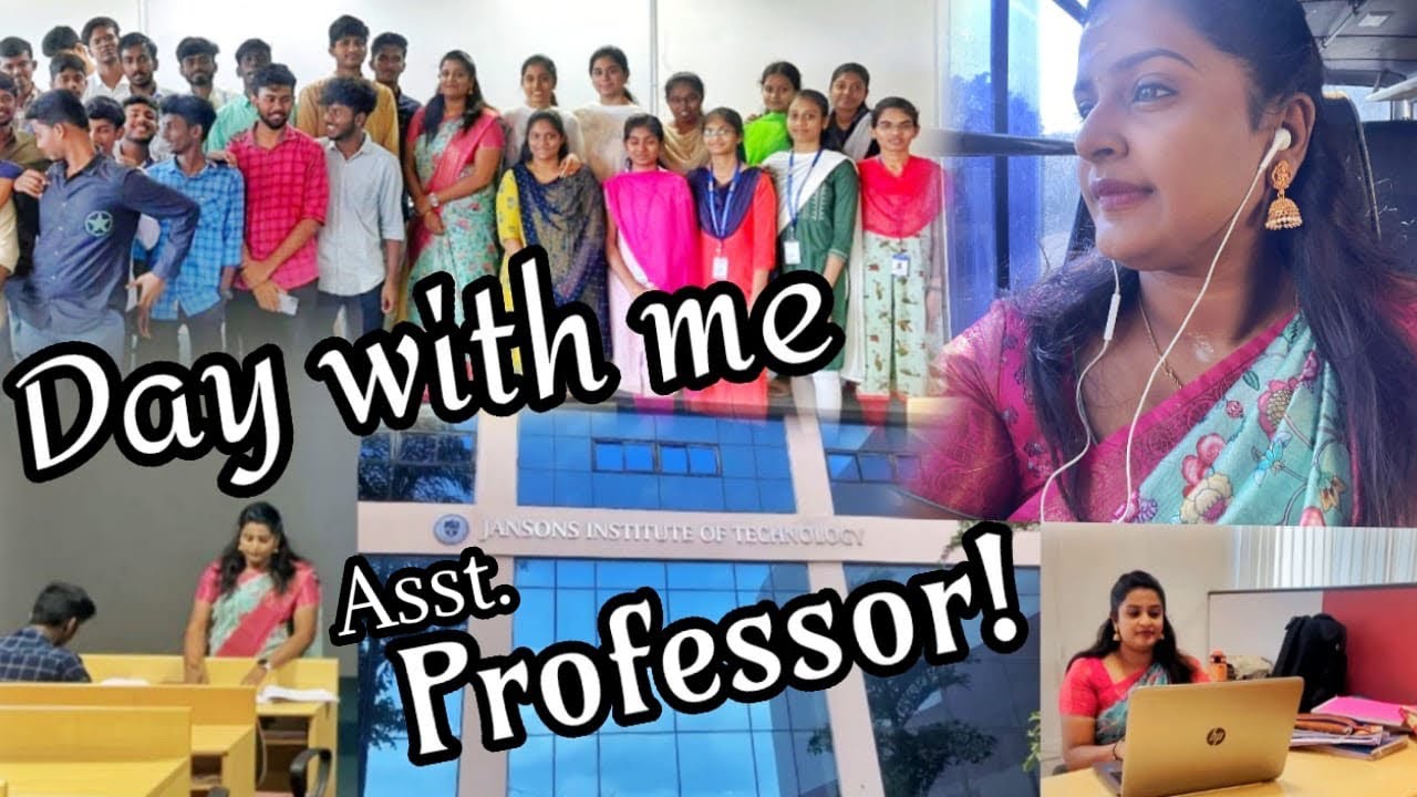 Day with Assistant professor😍 | My dream job ️ #college #collegelife # ...