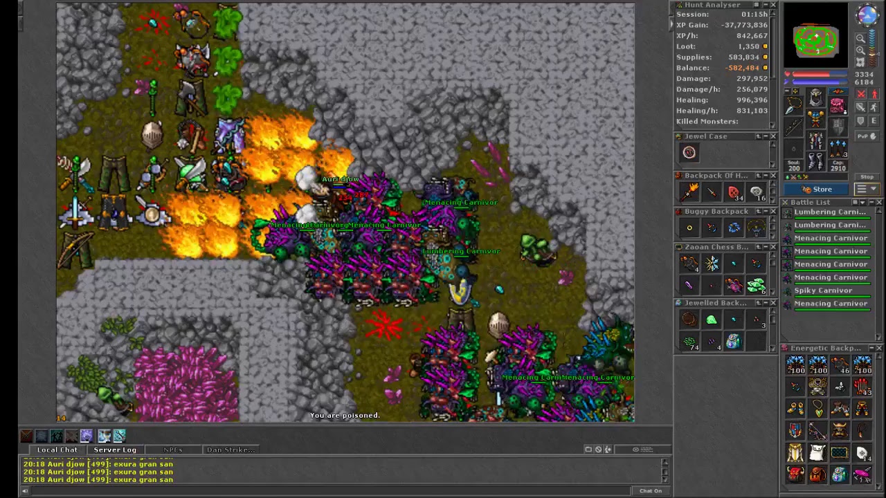 TIBIA HUNT PALADINO 490+ DIAMOND ARROW TEST SERVE Update 2018 - YouTube