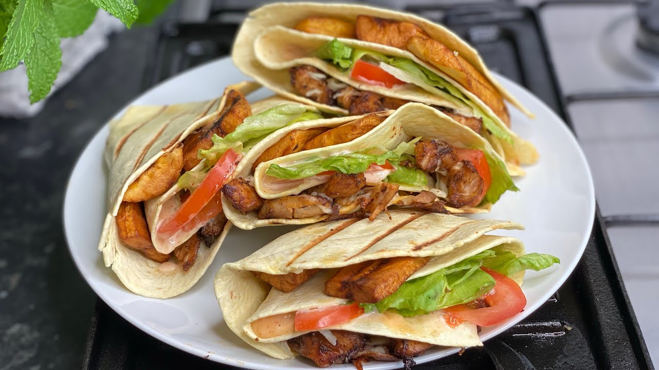 Chicken Wraps Made Easy || TERRI-ANN’S KITCHEN - YouTube