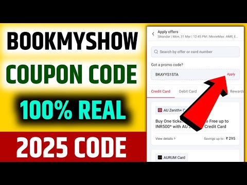 BookMyShow Coupon Code Today 2025 | Best Book My Show Promo Codes ...