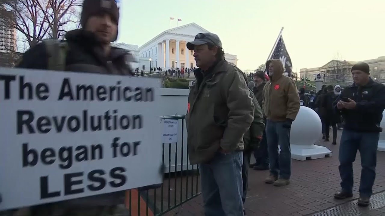 Pro-gun rally in Virginia ends peacefully - YouTube