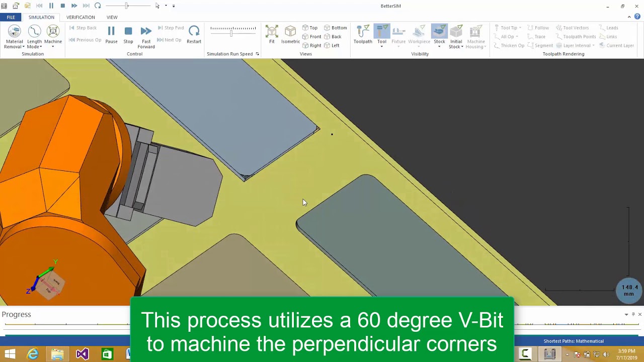 5X Nested Perpendicular Corners via EnVision - YouTube