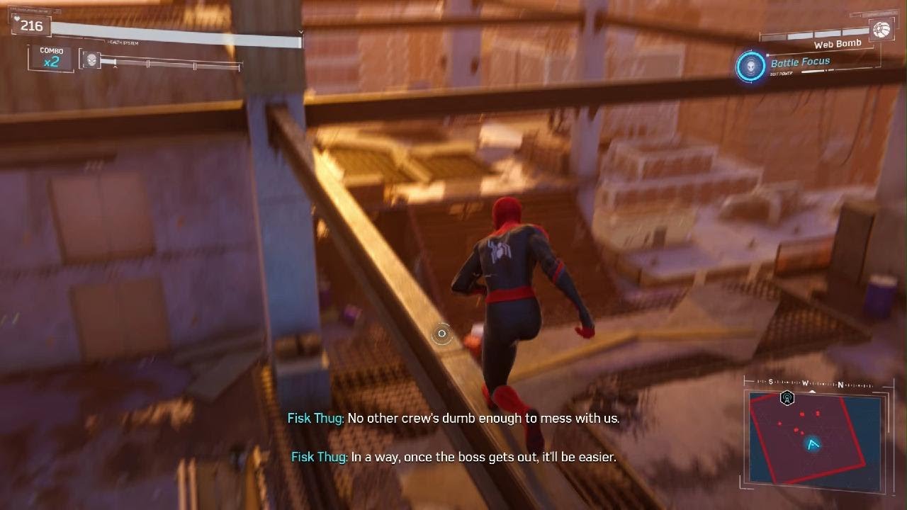 Spider-Man Remastered: Fisk Base 1 - No Damage (Far From Home Suit ...