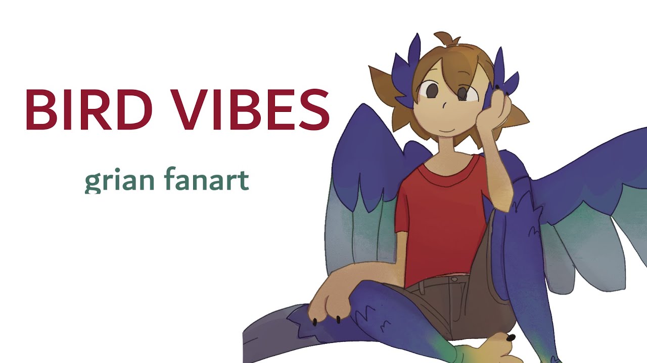 Bird Vibes (Grian Fanart) (Speedpaint) - YouTube
