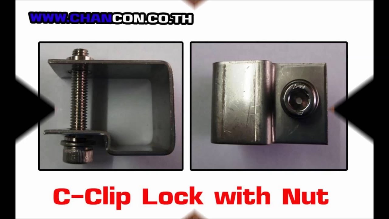 HDG Steel Grating clip lock clamp fastener ตัวคลิปล็อคยึดจับแผงตะแกรงมี ...