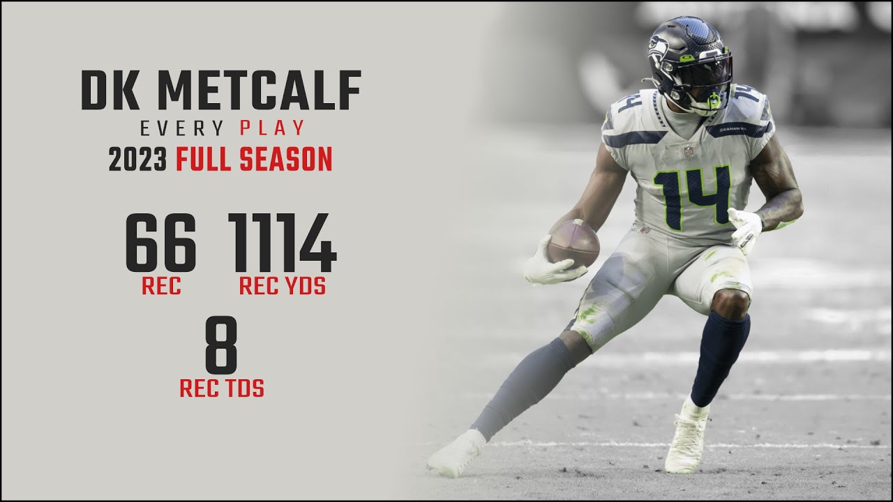 DK Metcalf 2023 Highlights | Every Target and Catch - YouTube