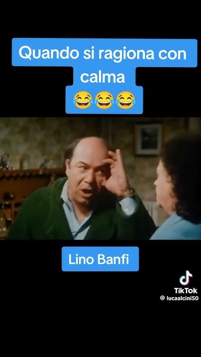 Lino Banfi - Arrabbiato - YouTube