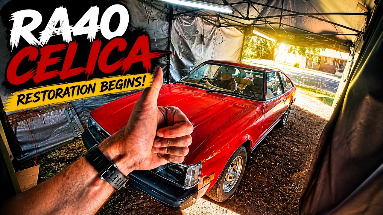 Celica RA40 restoration part 1 - YouTube