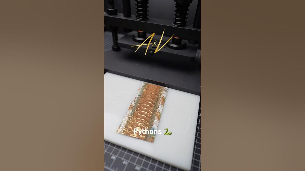 The complete process of making a new pythons 🐍skin phone case for new ...